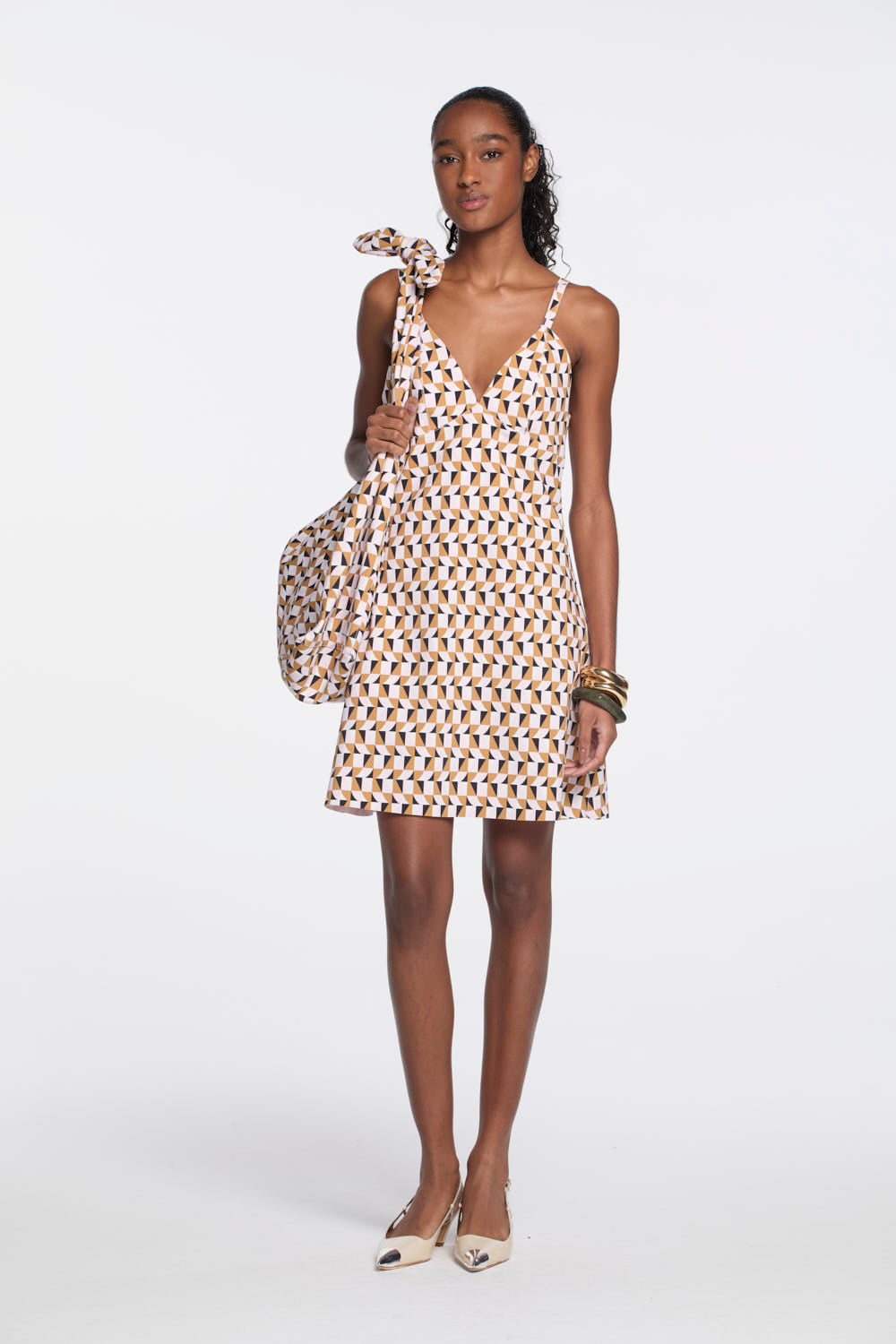 Vestido Lafort Mini Paolla Technoblock® Estampado